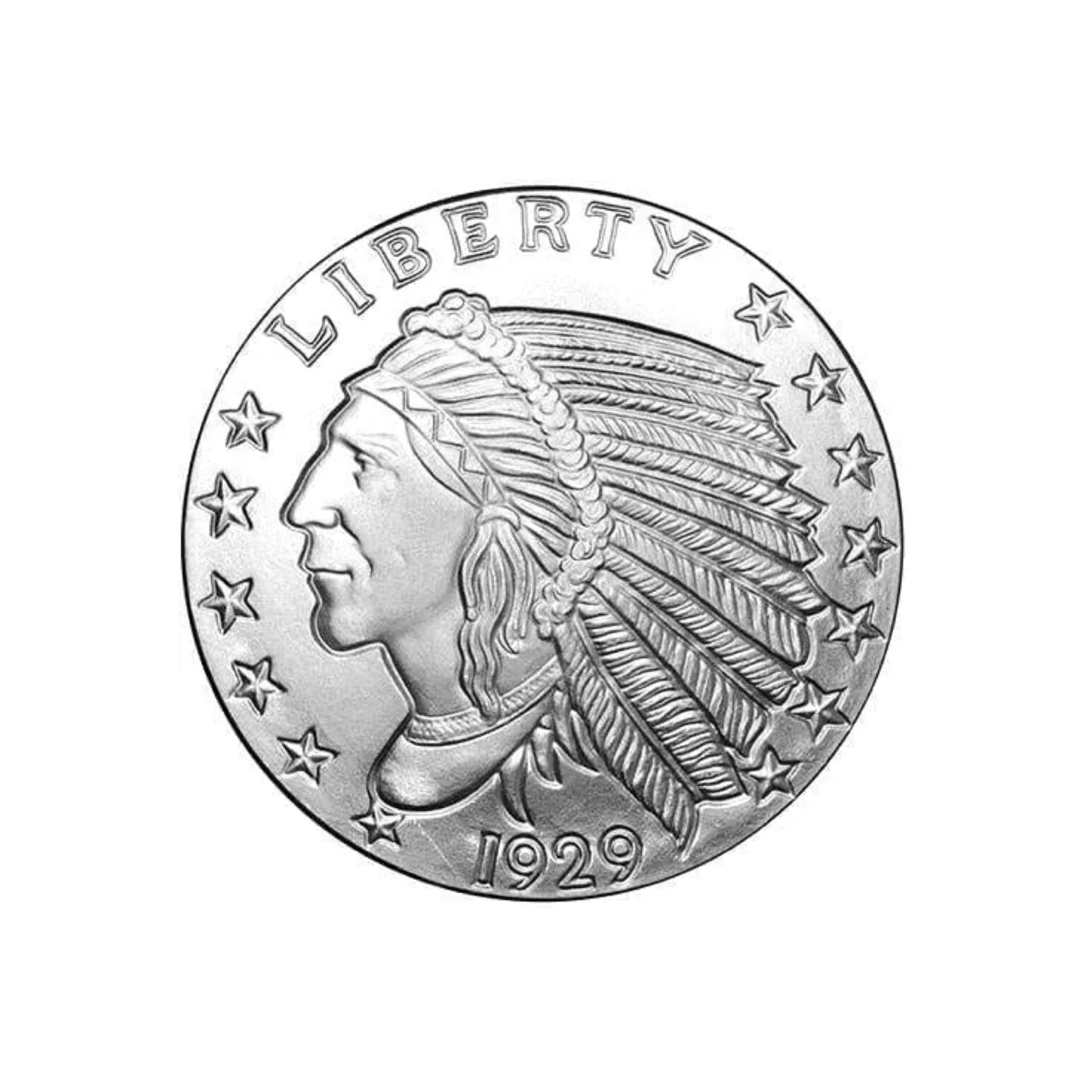 1/2 oz Silver Round Varied Design BU