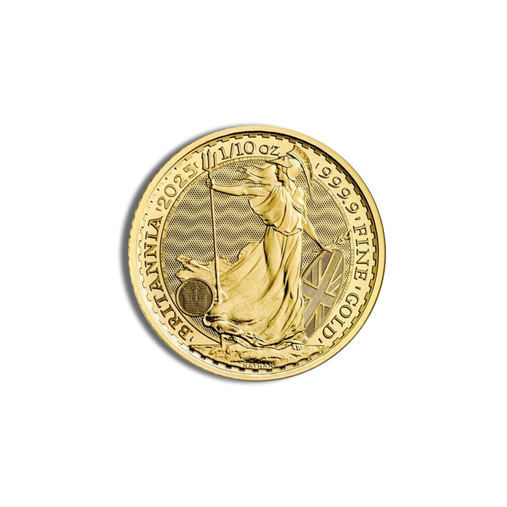 2025 British Gold Britannia 1/10 oz BU