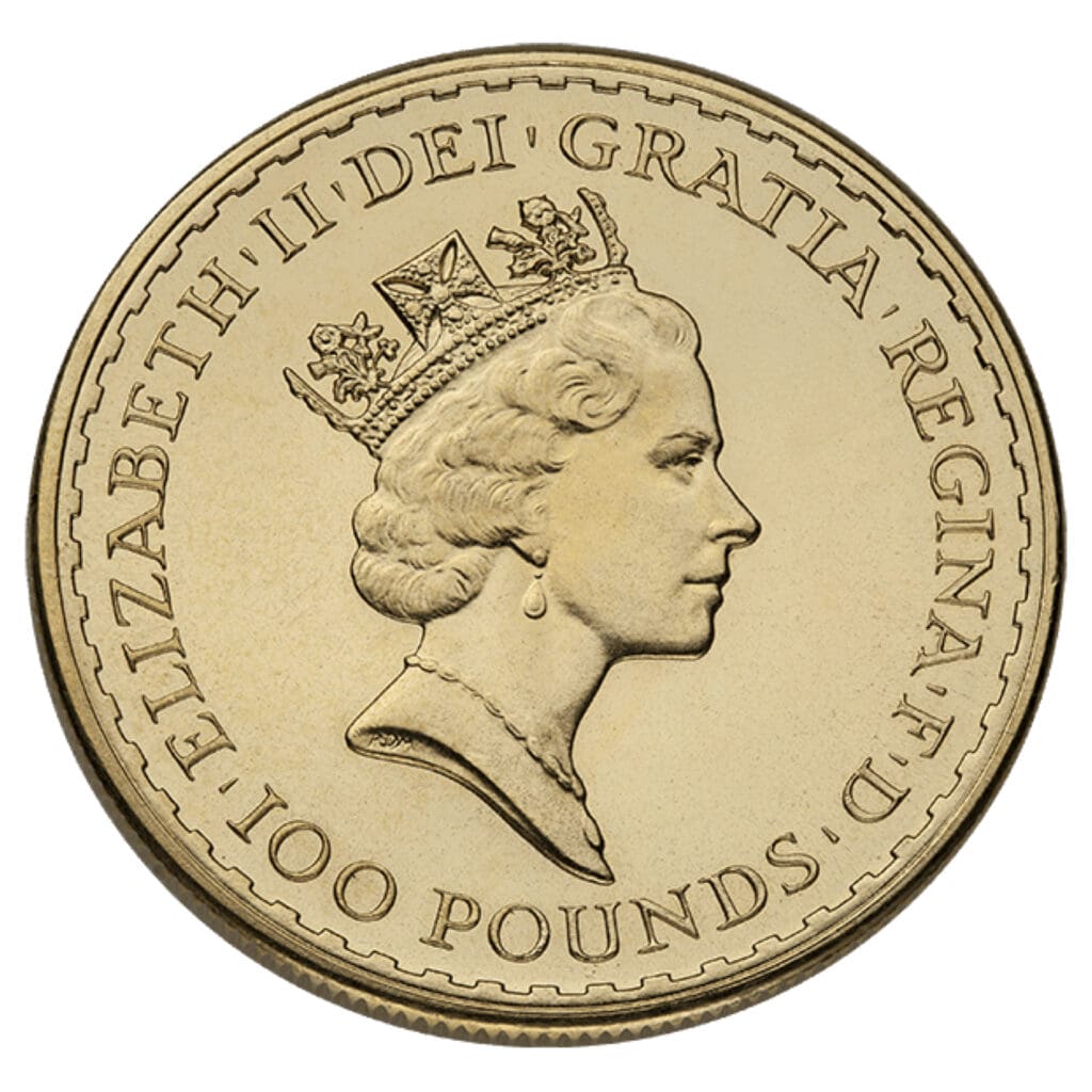 1 oz British Gold Britannia Tube – 10 Coins (BU)